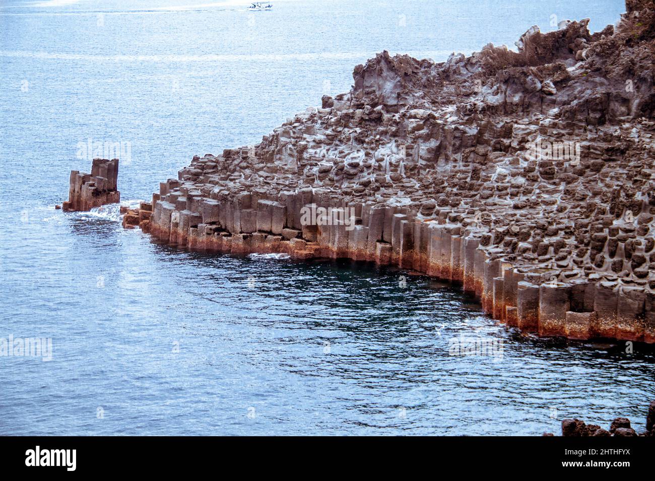 not excllusive Columnar joints at Jungmun Daepo Coast at Jeju Island ...