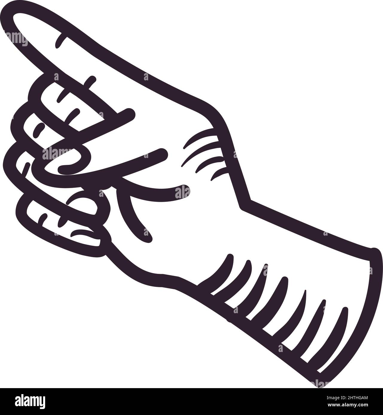 finger pointing illustration Stock Vector Image & Art - Alamy