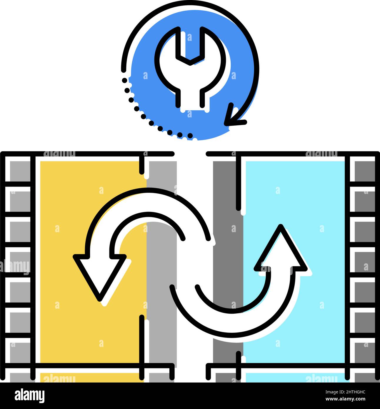 Cell duplication Stock Vector Images - Alamy