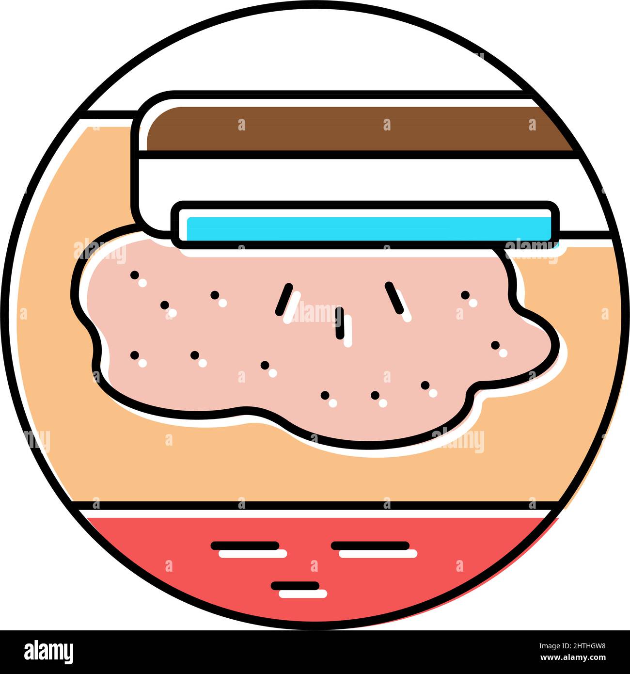 phototherapy treat color icon vector illustration Stock Vector Image ...