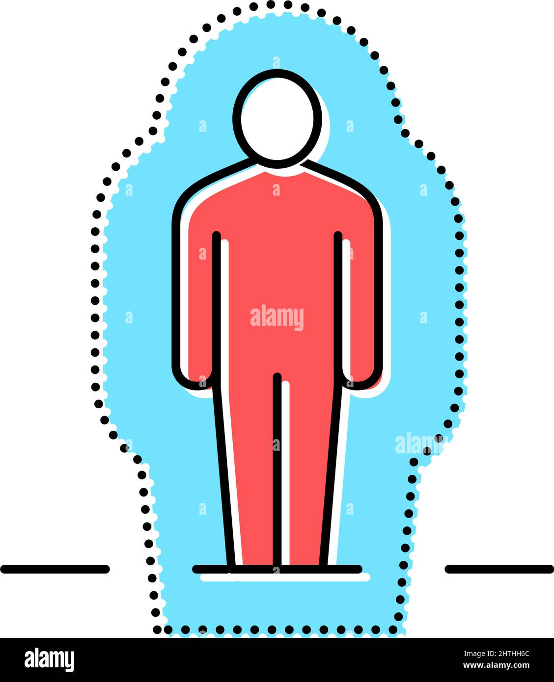 human health protection color icon vector illustration Stock Vector ...