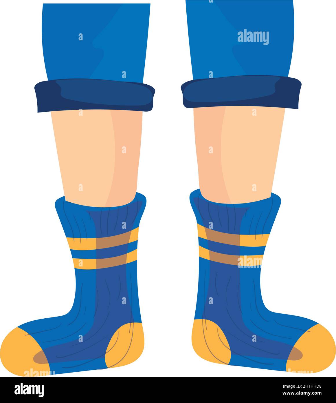 blue socks design Stock Vector Image & Art - Alamy