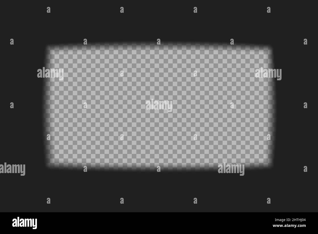 Old cinematic frame with transparent effect on background vector ...