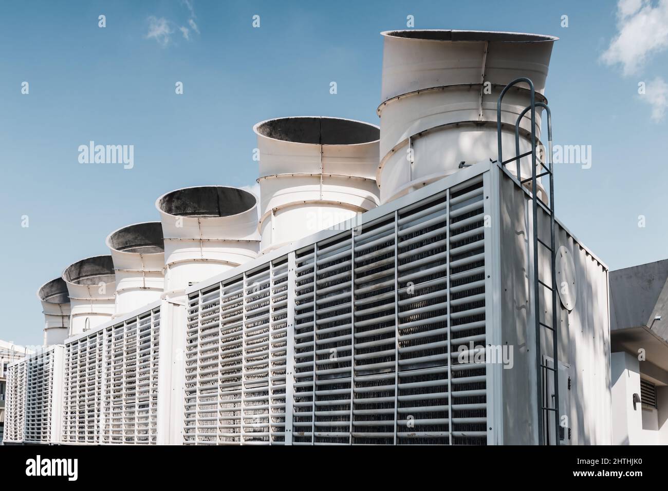 Industrial cooling tower hvac hi-res stock photography and images - Alamy