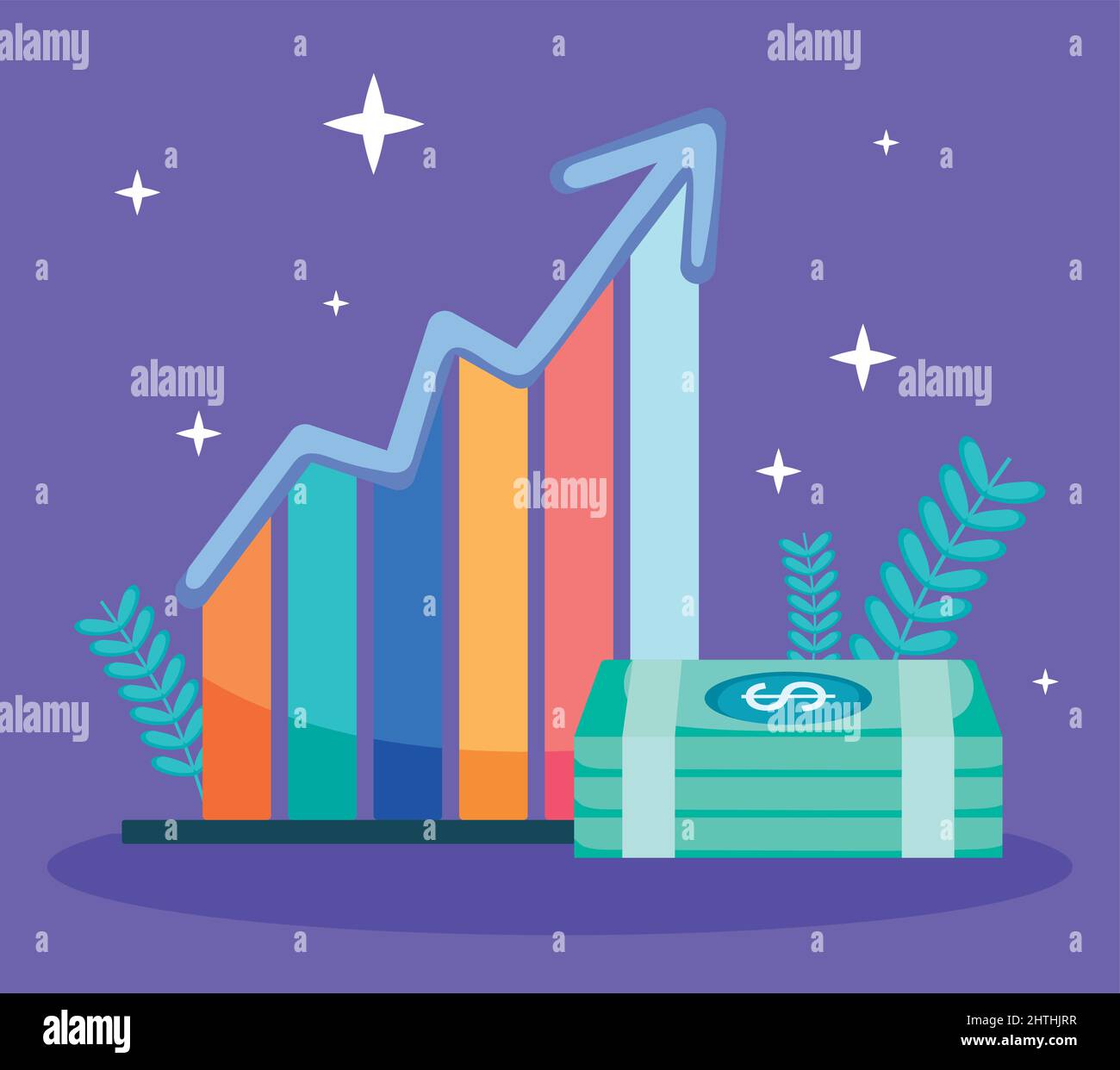 money and invest illustration Stock Vector Image & Art - Alamy
