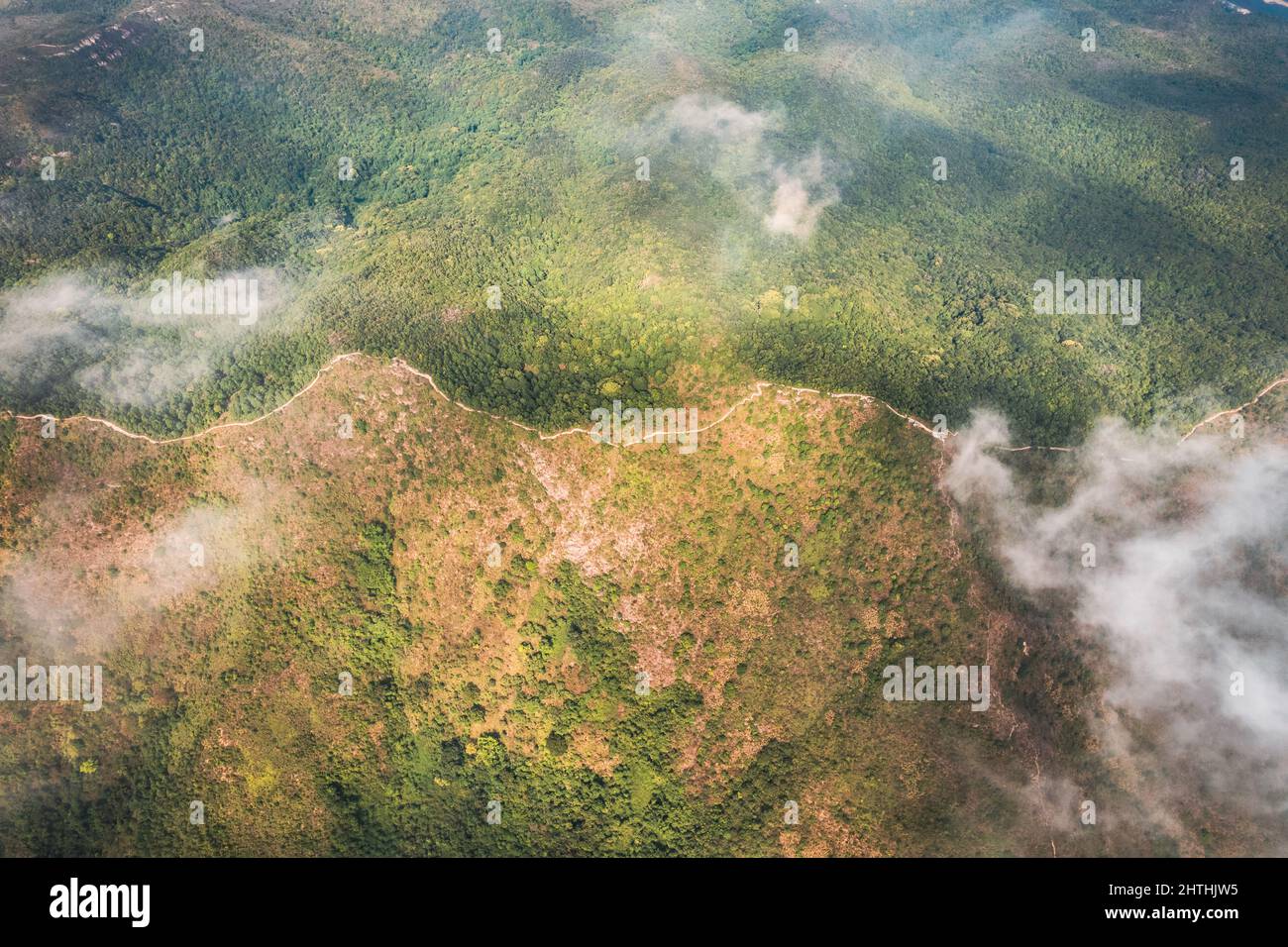 epic aerial view of Pat Sin Leng, the Mountain and country park ...