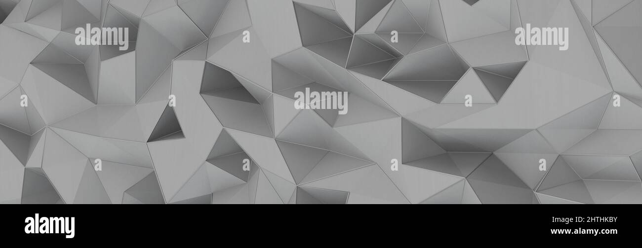 Illustration of a background with 3D triangles Stock Photo - Alamy