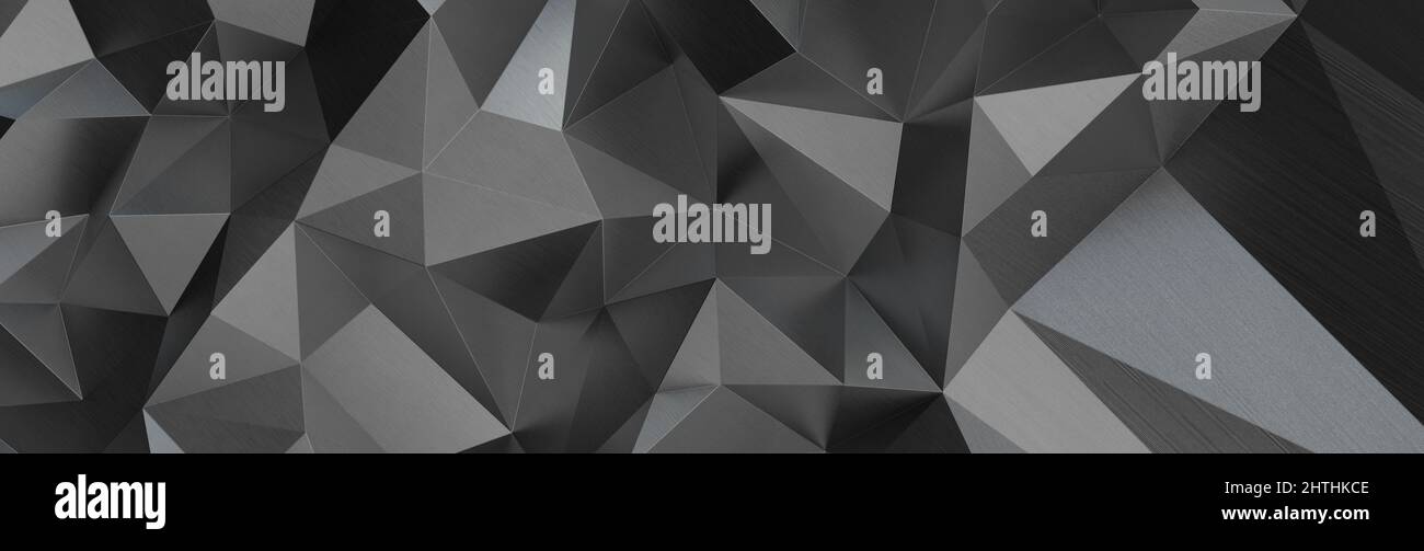 Illustration of a background with 3D triangles Stock Photo - Alamy