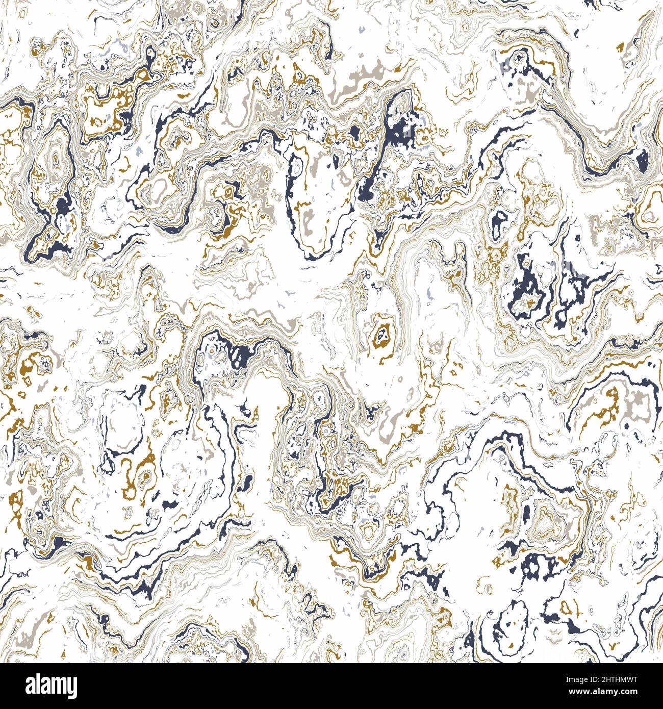White tonal marbled seamless texture. Irregular pale ink blotch paint ...