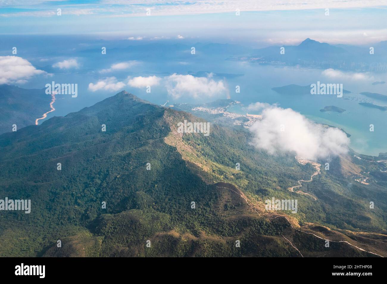 epic aerial view of Pat Sin Leng, the Mountain and country park ...