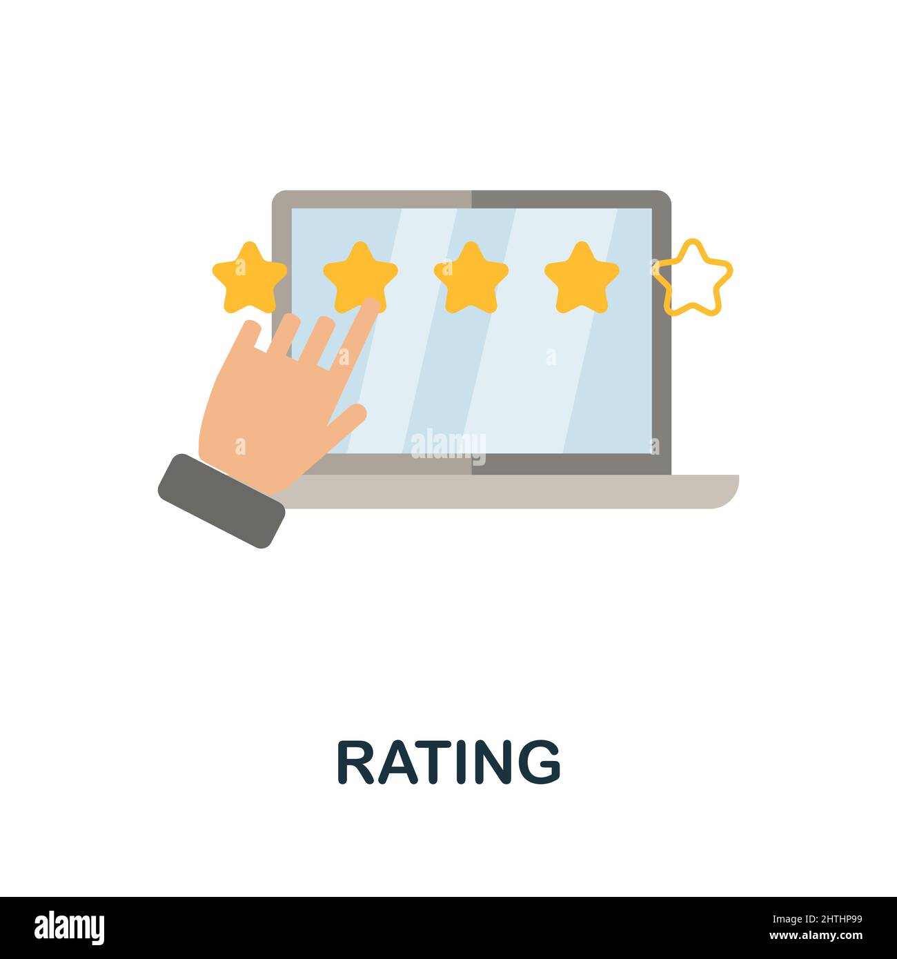 Star rating scale Stock Vector Images - Alamy
