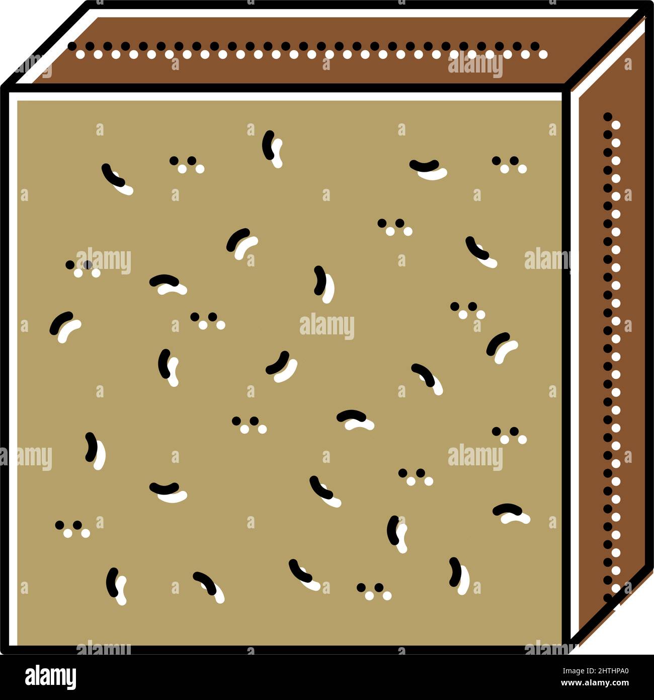 fiber board color icon vector illustration Stock Vector Image & Art - Alamy