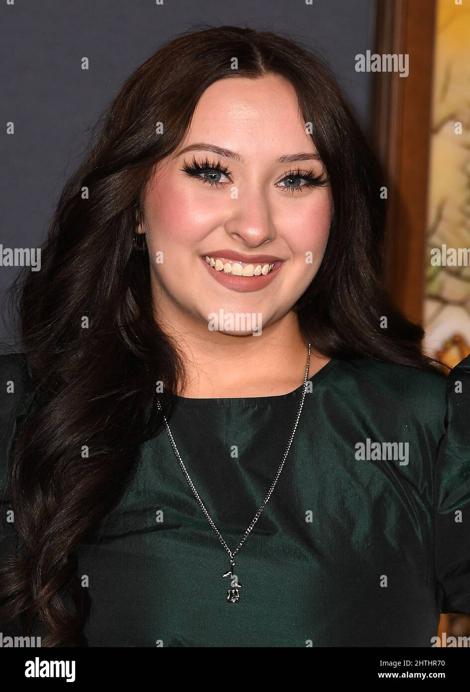 Los Angeles, USA. 28th Feb, 2022. Brooklynne Webb at the Los Angeles ...