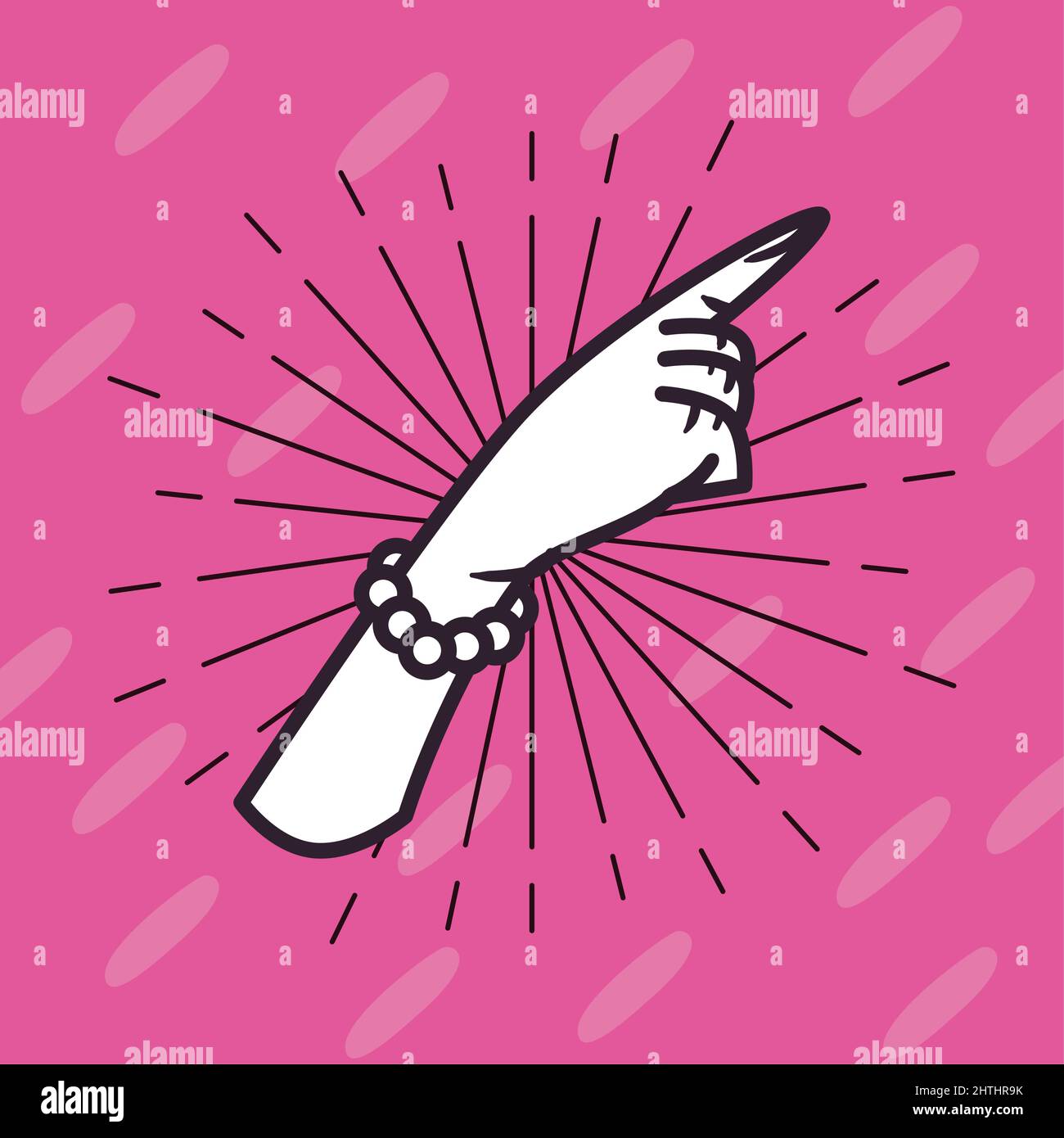 finger pointing poster Stock Vector Image & Art - Alamy