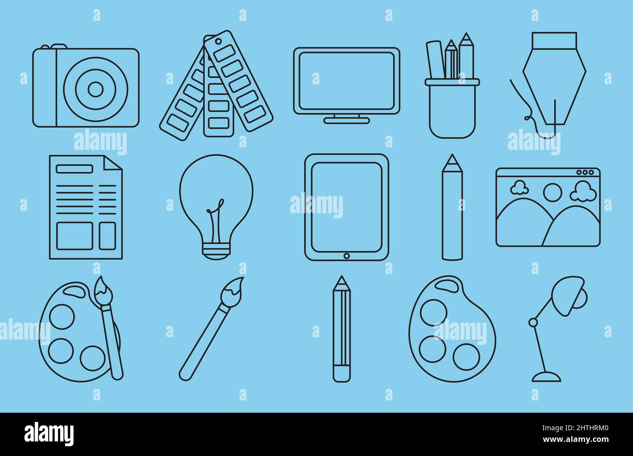 design tools set Stock Vector Image & Art - Alamy