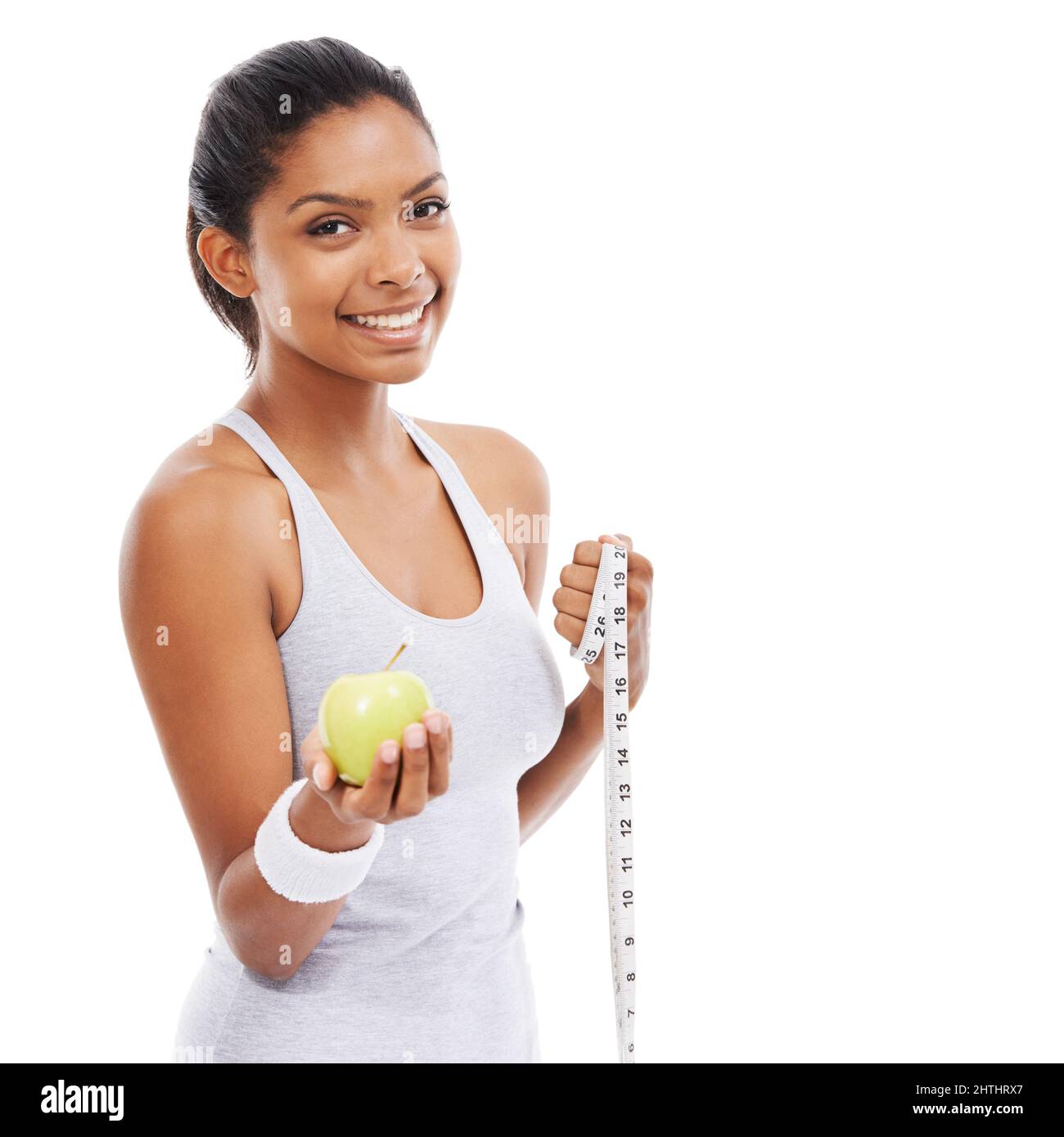 Apple is inside a tape hi-res stock photography and images - Alamy