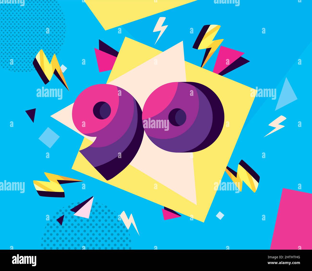 purple 90s card Stock Vector Image & Art - Alamy