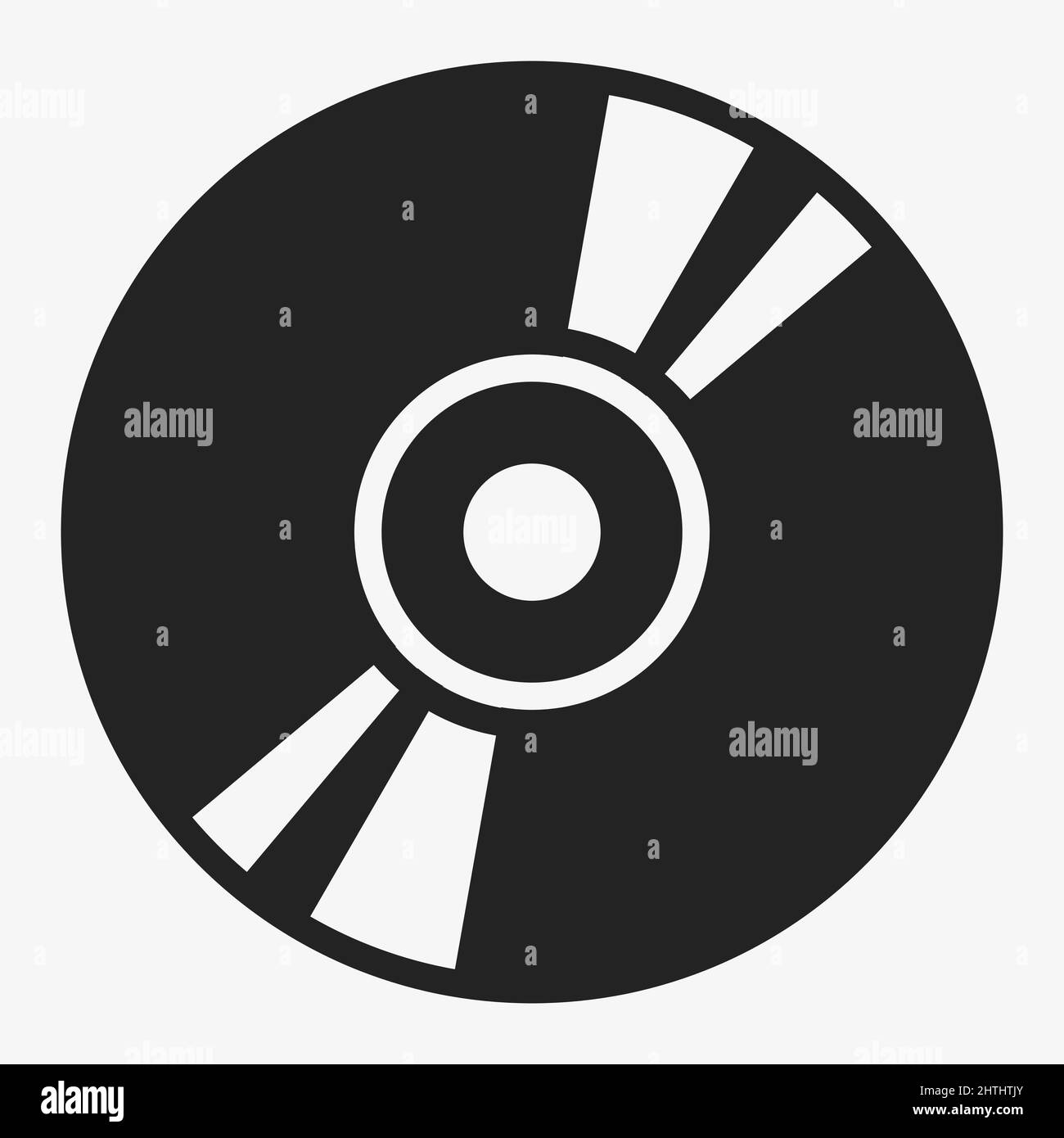 CD vector icon on white background. DVD sign Stock Vector Image & Art ...