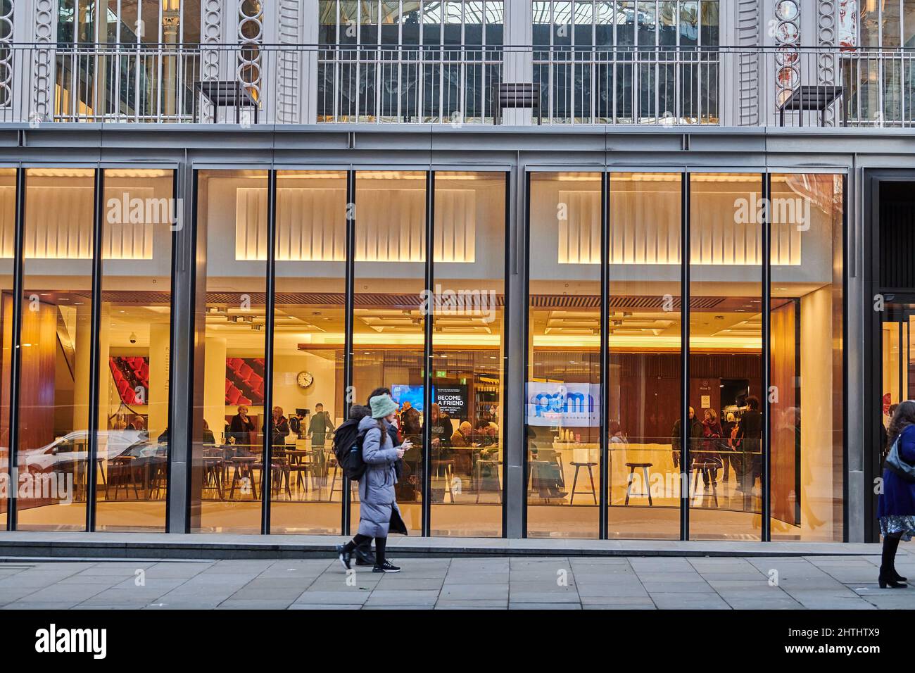 Ground floor café at the Royal Opera House, Covent Garden, Westminster ...