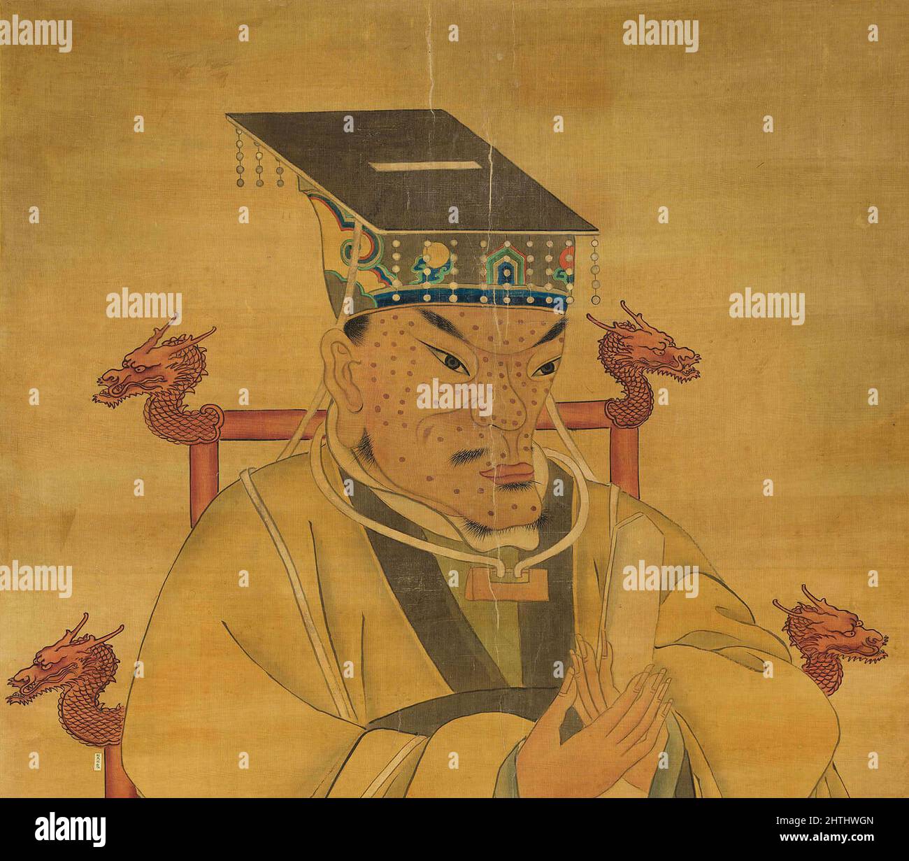 Portrait of ming emperor taizu hi-res stock photography and images - Alamy