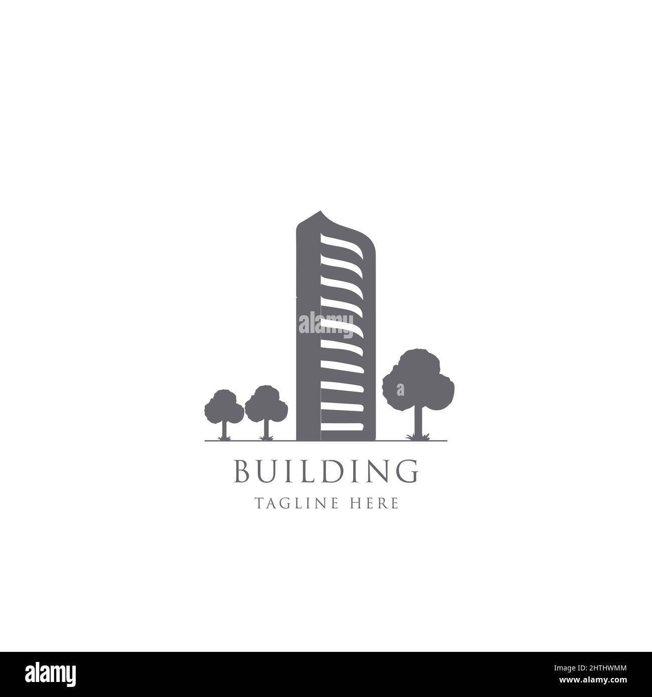 Minimal line art building logo Stock Vector Image & Art - Alamy