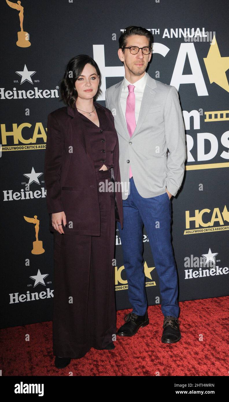 Los Angeles, CA. 28th Feb, 2022. Sandra Mae Frank, Conner Marx at ...
