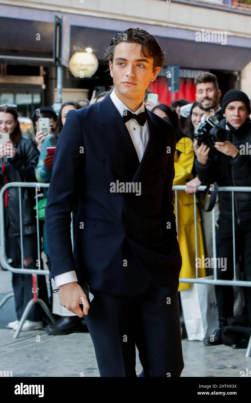Ryan Prevedel arriving at Bulgari BZero1 Aurora Awards during the Milan ...