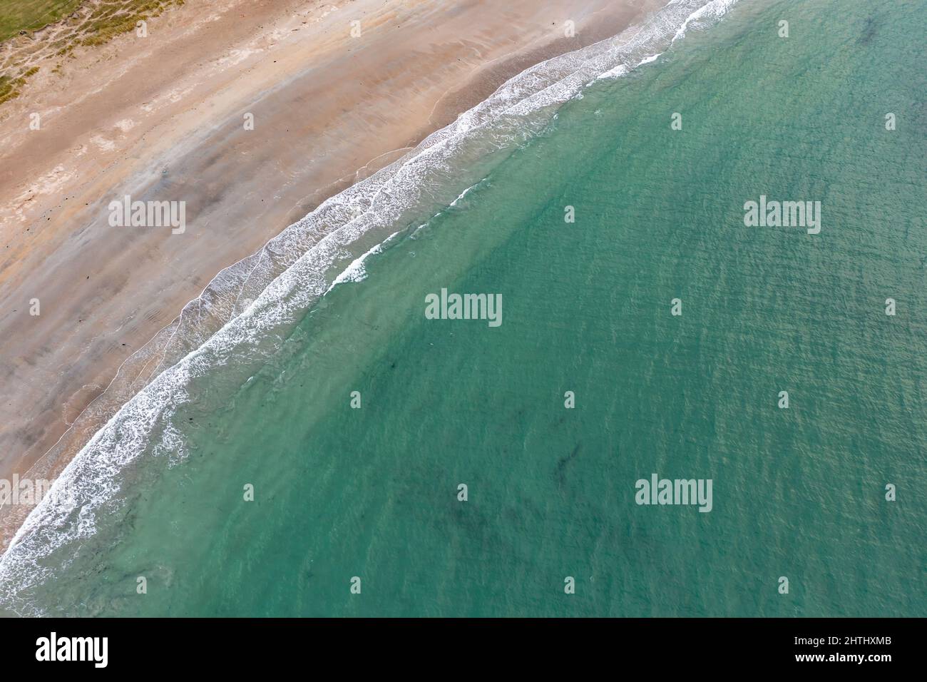 Aerial view of Cashelgolan beach, Castlegoland, by Portnoo in County ...