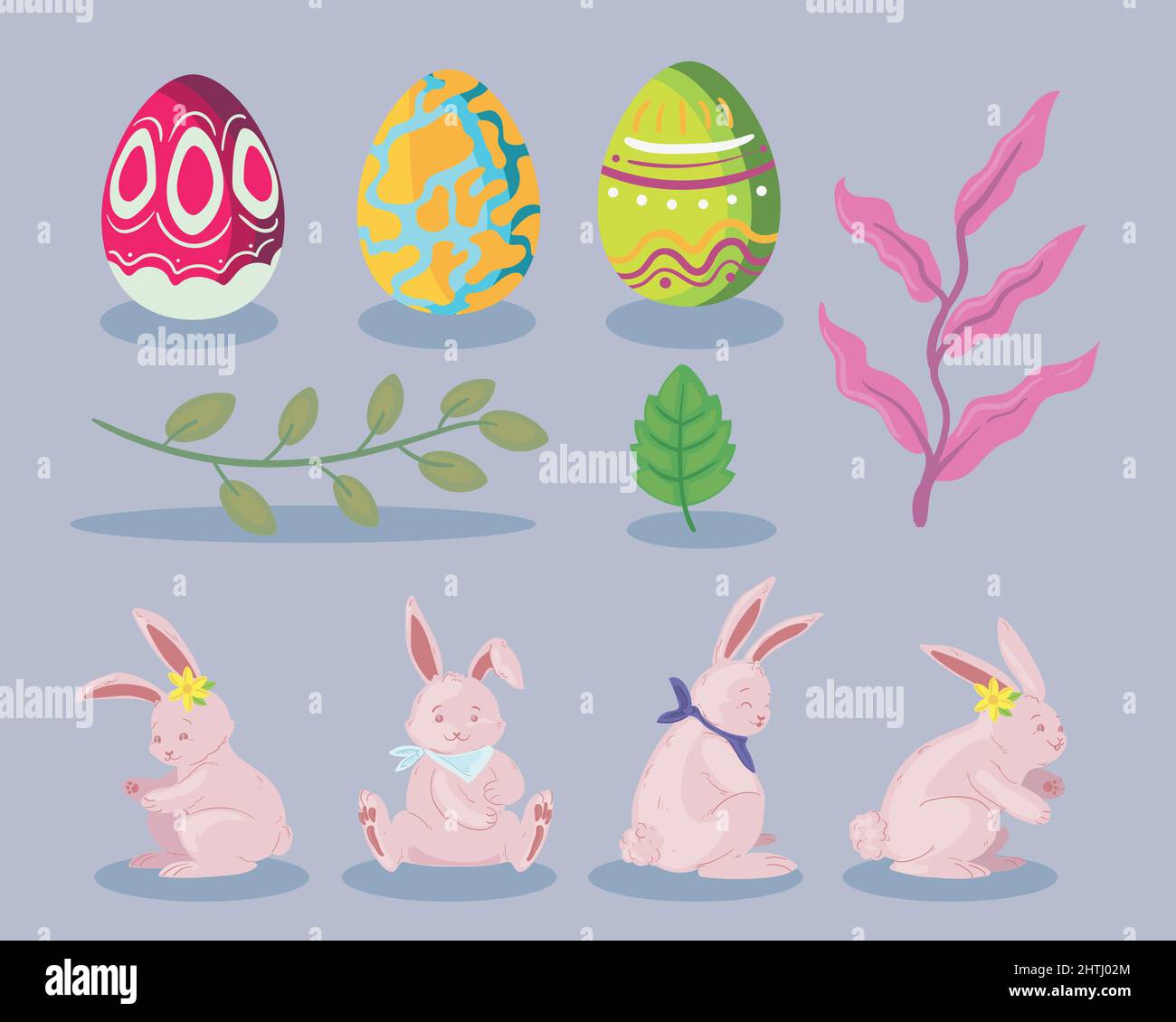 Easter items Stock Vector Images - Alamy