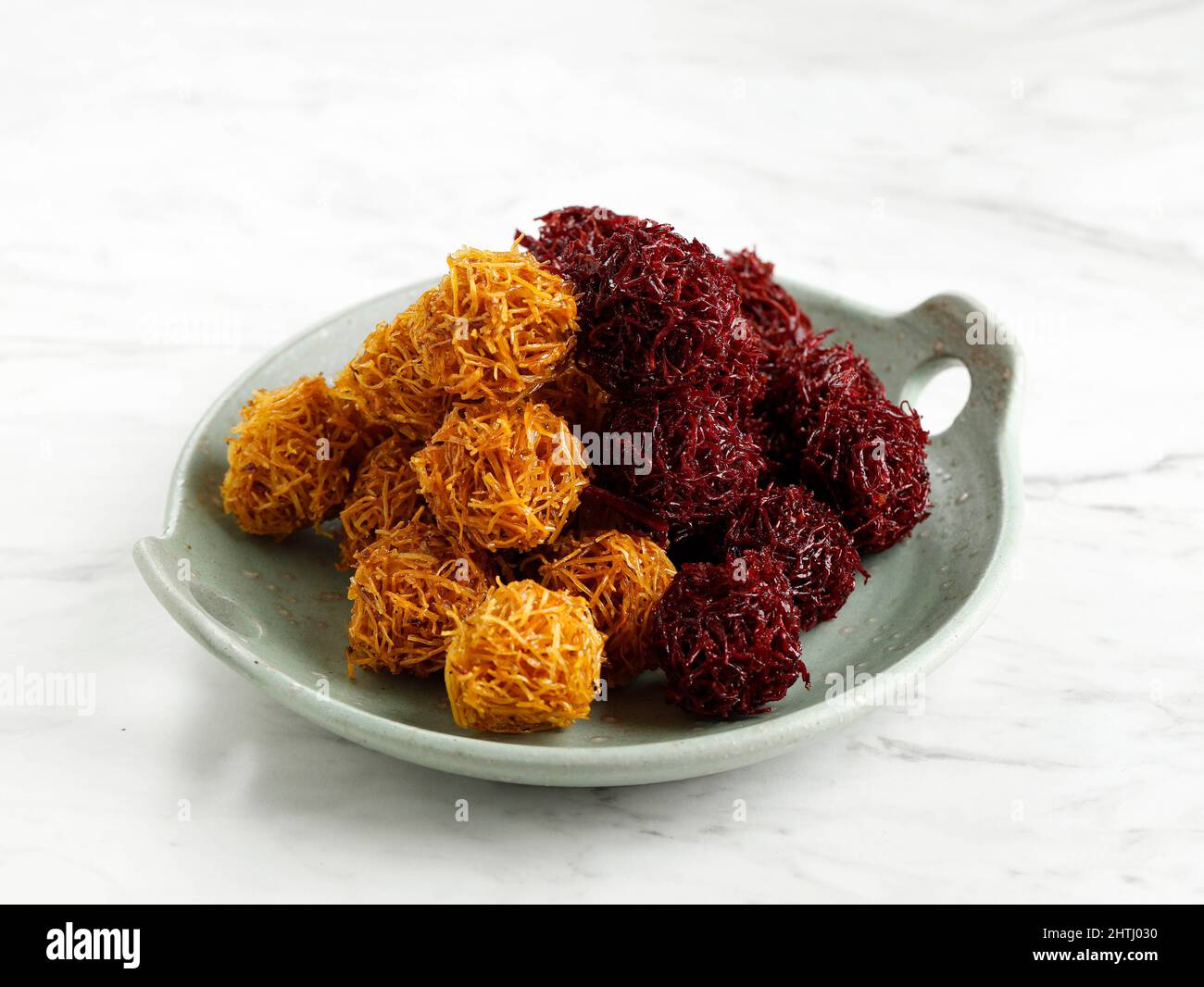 Two Color Grubi, Gurabi, or Kremes Ubi, Traditional Indonesian Snack ...