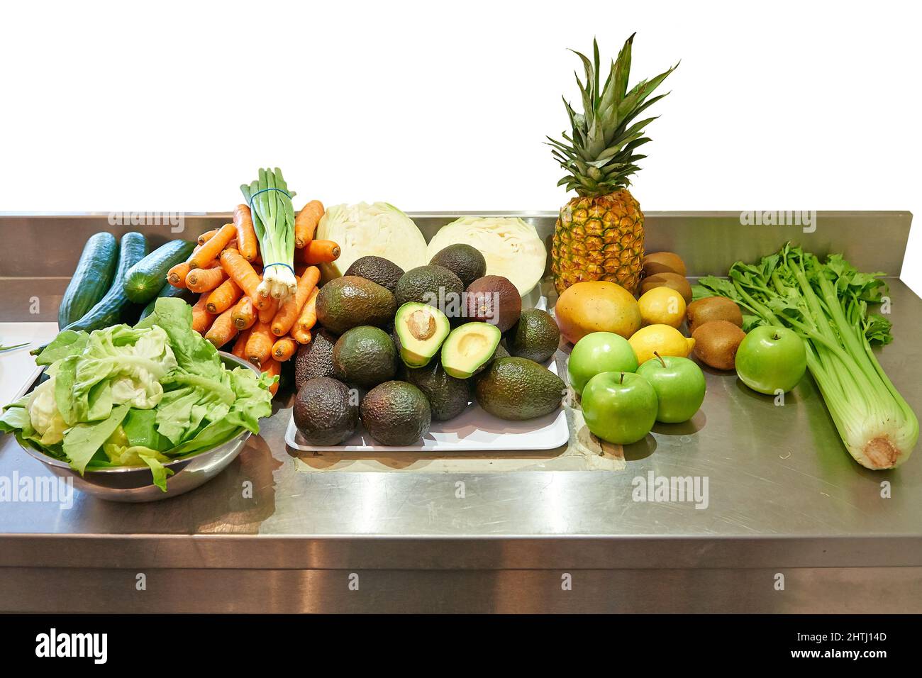 Some fruits and vegetable ready for cooking Stock Photo - Alamy
