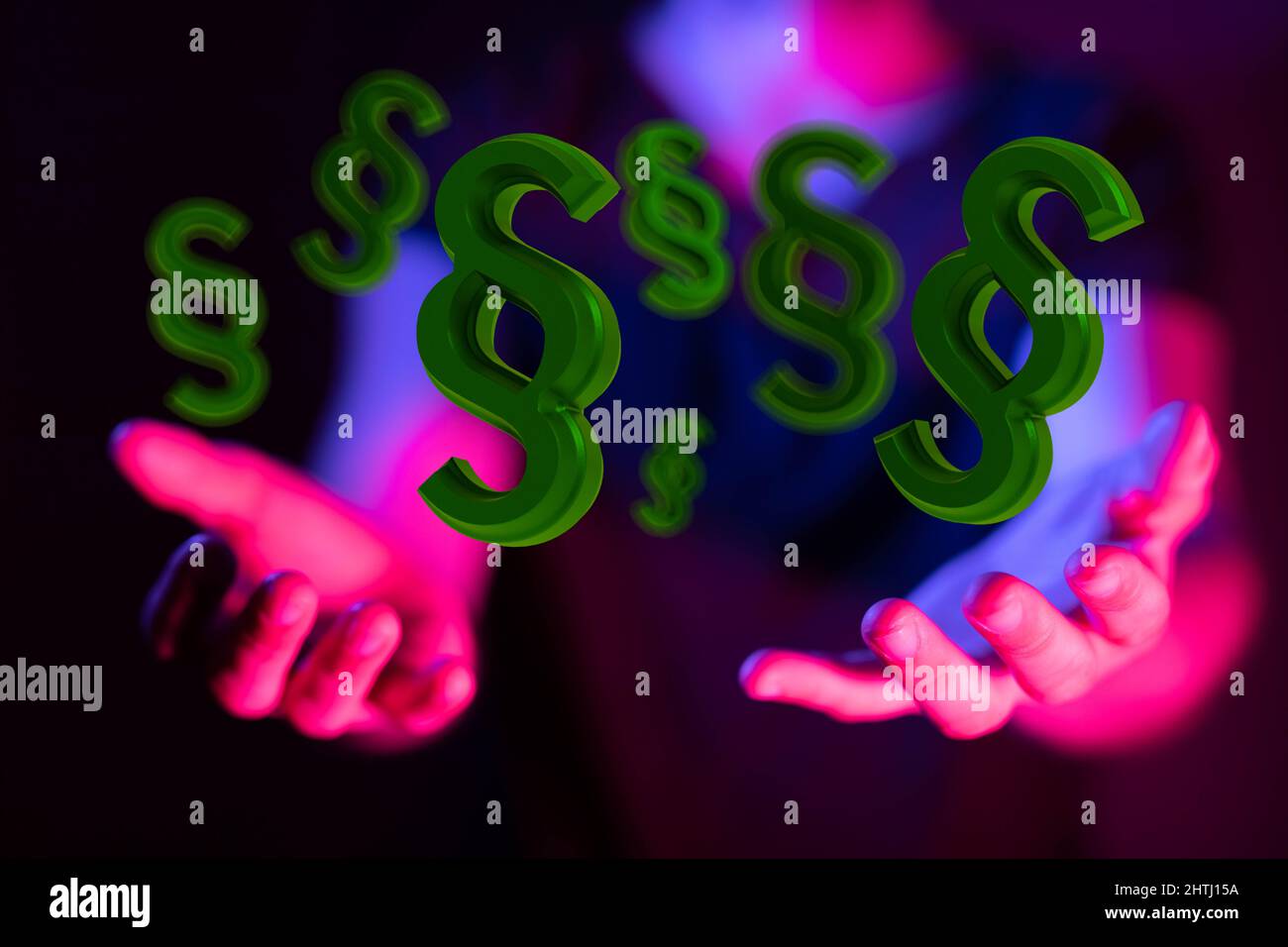 3d illustration of a bunch of paragraph symbols Stock Photo - Alamy