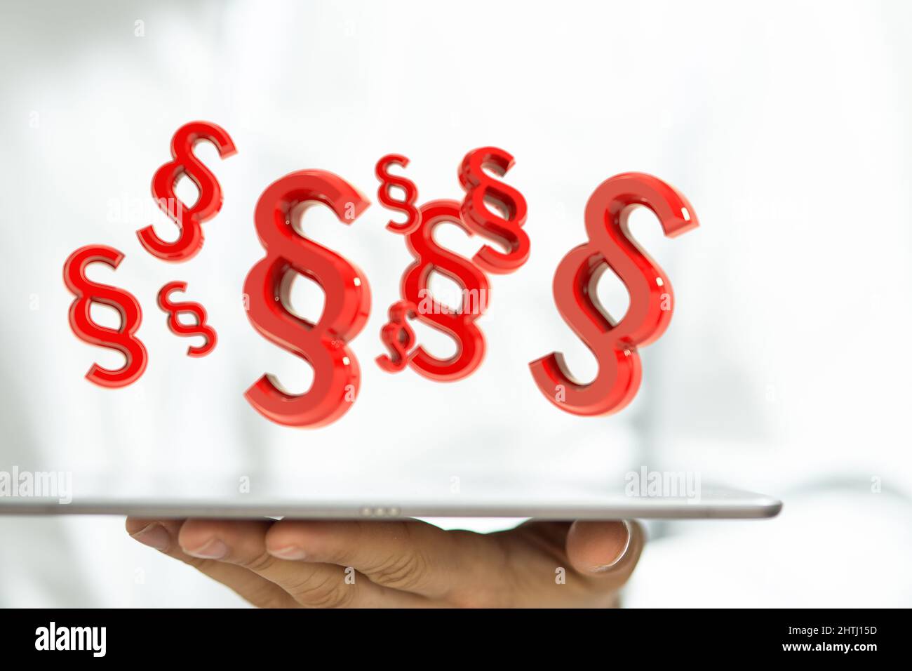 3d illustration of a bunch of paragraph symbols Stock Photo - Alamy