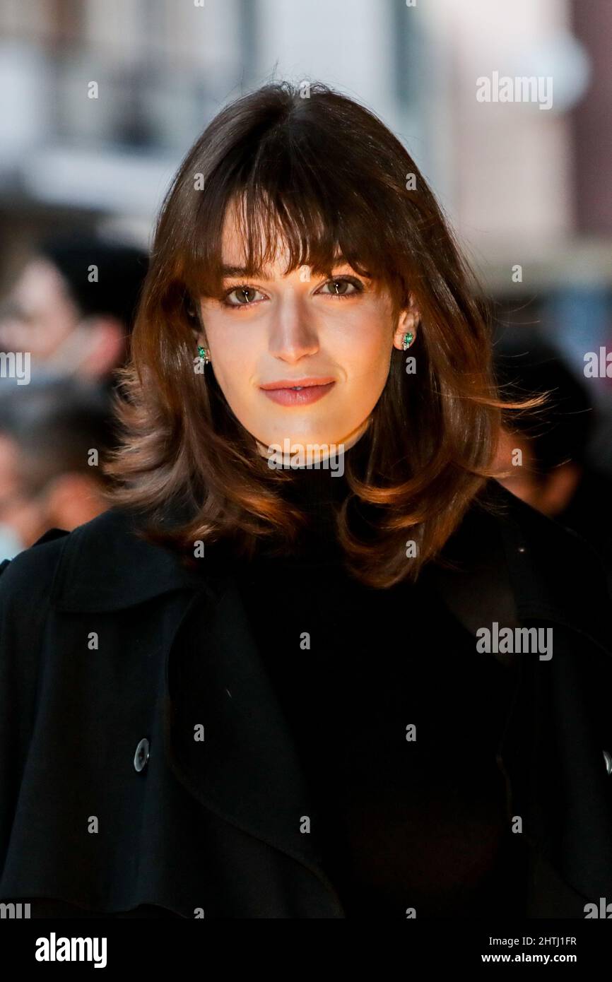 Greta Ferro arriving at Bulgari BZero1 Aurora Awards during the Milan ...