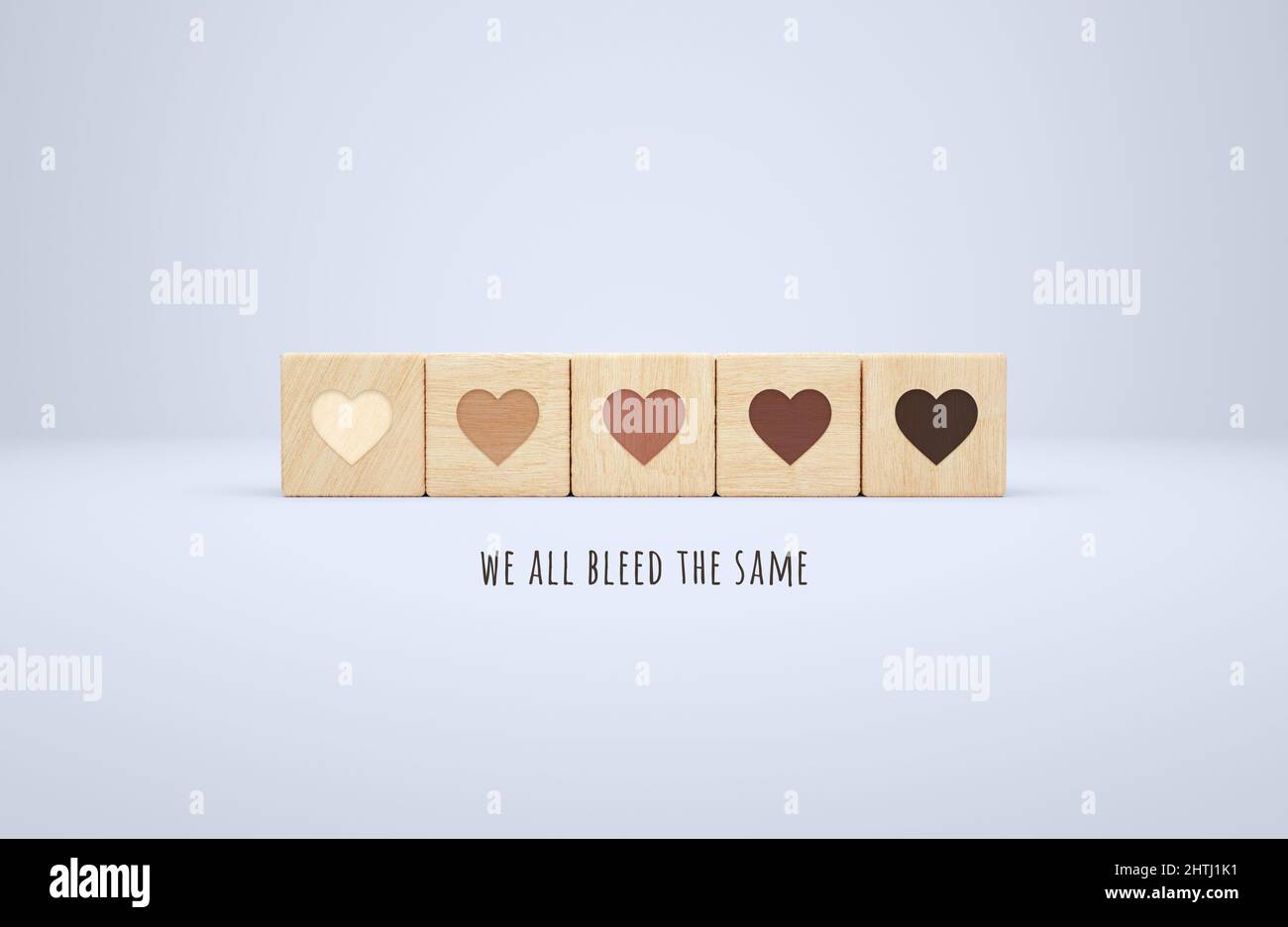 Anti racism, tolerance, unity, love and equality between ethnics groups ...