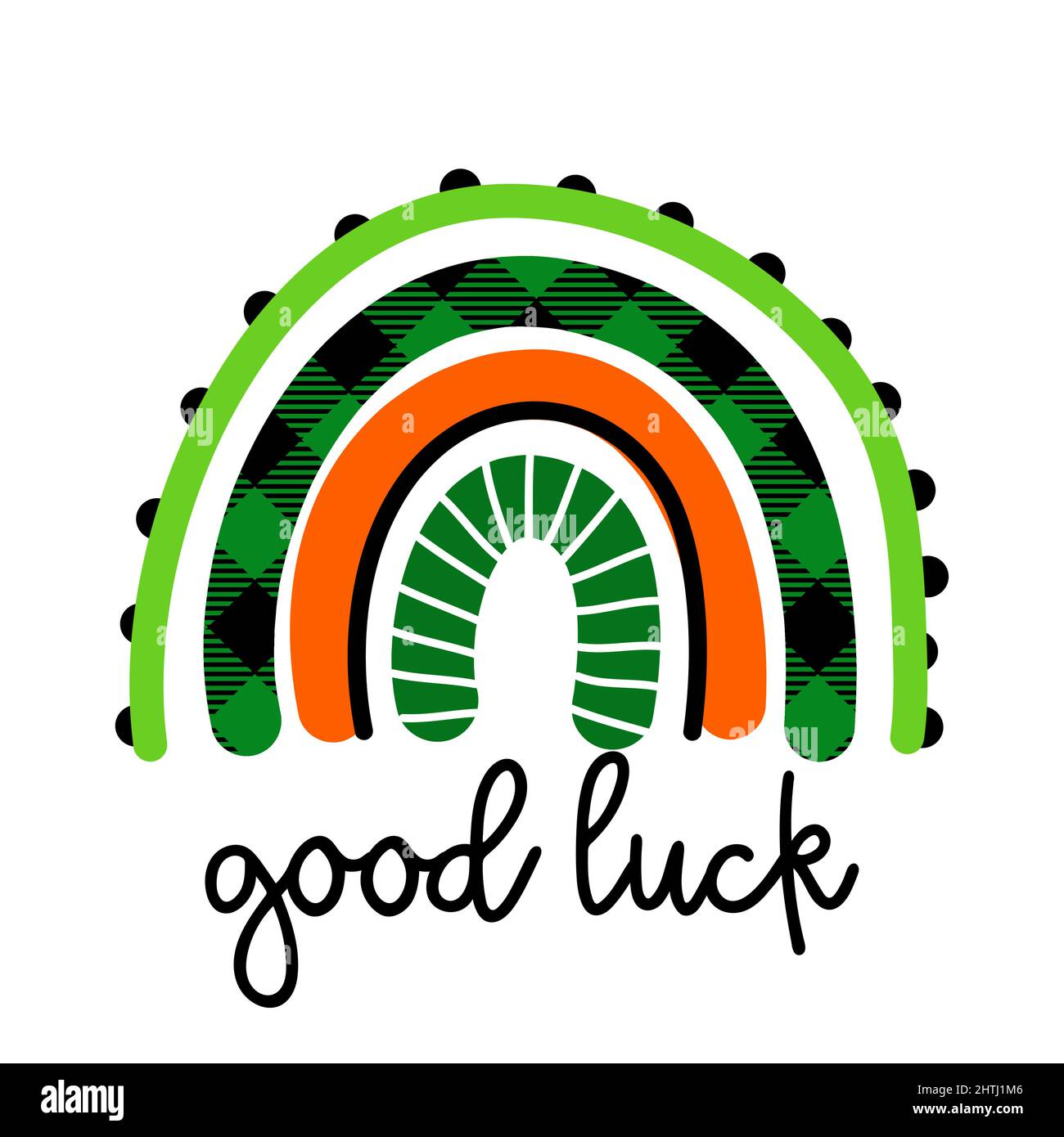 Good luck! - cute rainbow decoration. Little rainbow in scandinavian ...