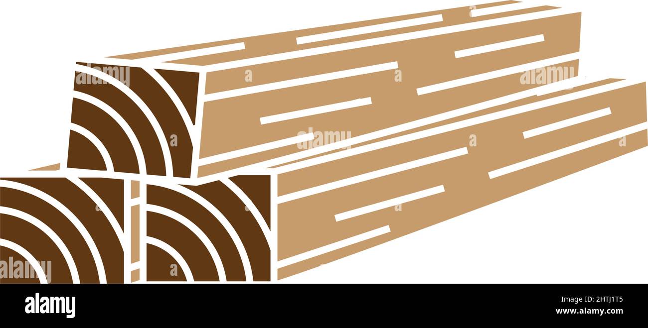 Wood log icon design template vector isolated illustration Stock Vector ...