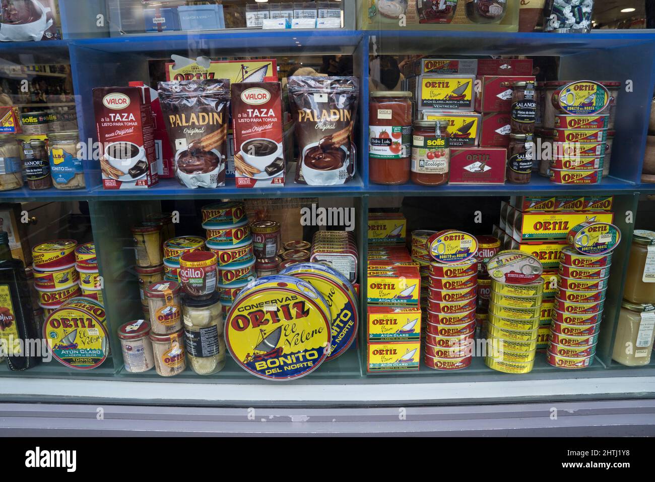 Spanish food shop in Portobello Road, Notting Hill,London,England,UK ...