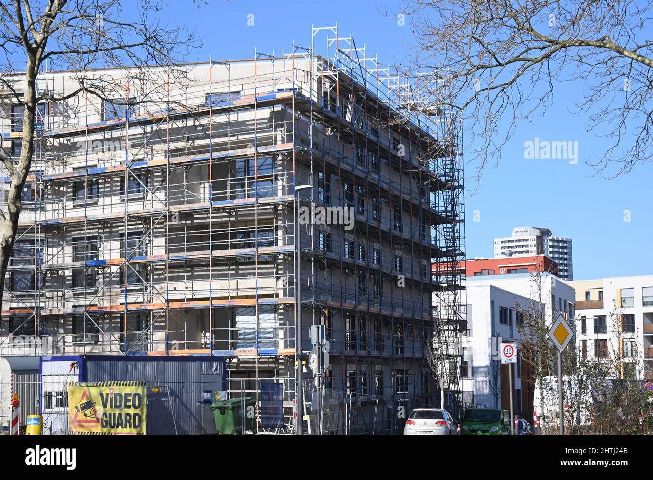 Cologne, Germany. 27th Feb, 2022. Construction site, House with ...