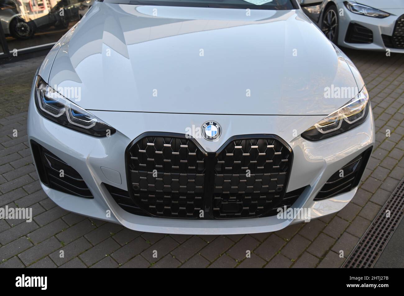 Cologne, Germany. 23rd Jan, 2022. Logo, lettering of the car ...