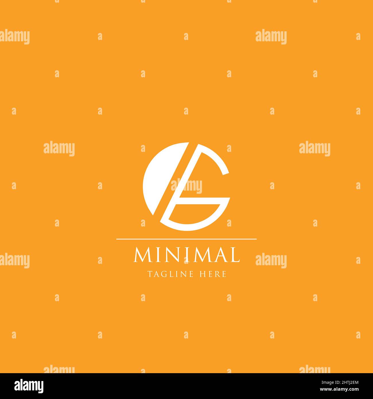 Modern minimal initial letter G alphabet business logo Stock Vector ...