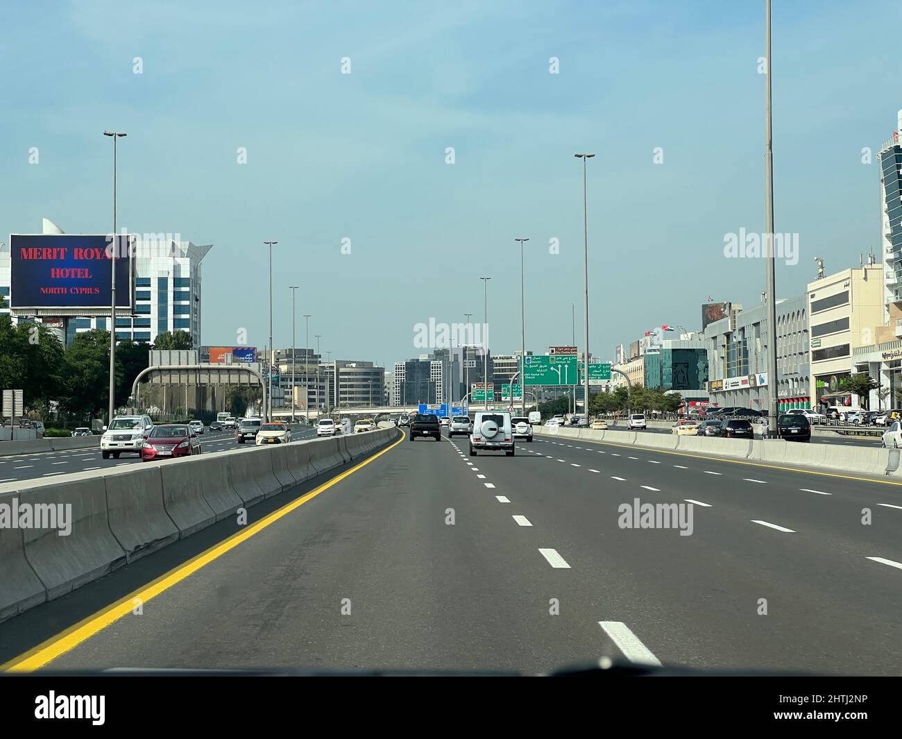 UAE, Dubai - December 01, 2021: Dubai Roads and Traffic bridges and ...