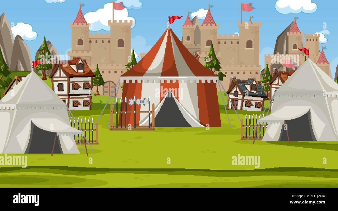 Old tents Stock Vector Images - Alamy
