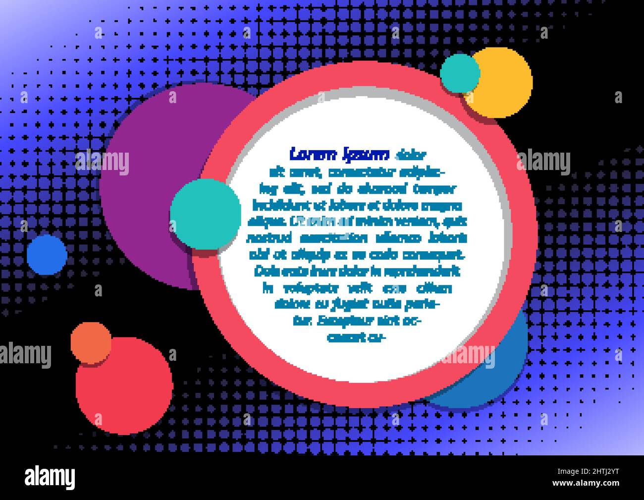 Abstract round background template illustration Stock Vector Image ...