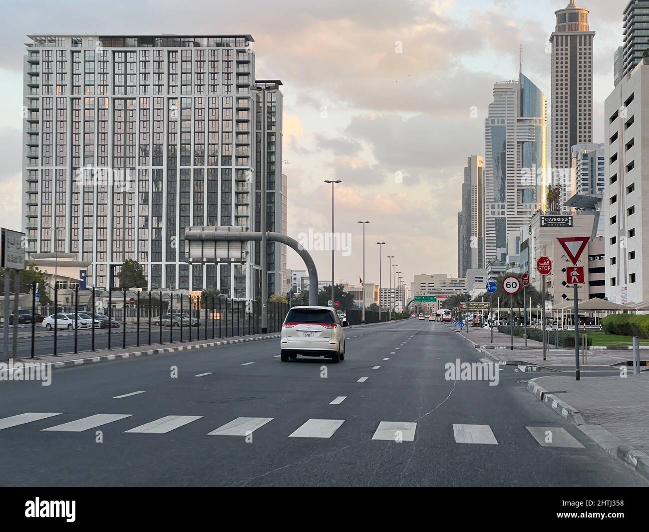 UAE, Dubai - December 01, 2021: Dubai Roads and Traffic bridges and ...