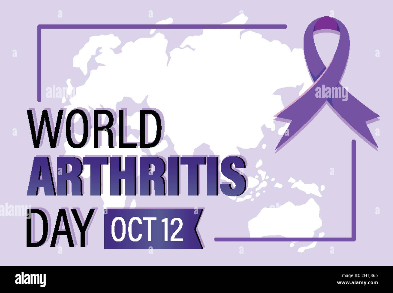 World arthritis day word banner design illustration Stock Vector Image ...