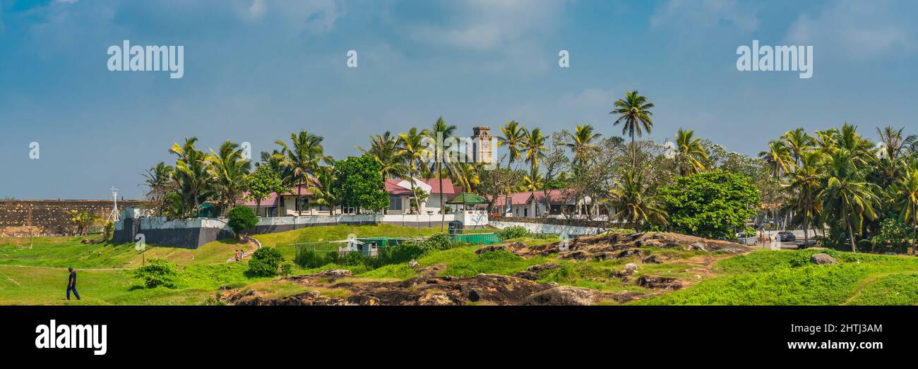 GALLE, SRI LANKA - DECEMBER 24.2021: View of the old colonial fort in ...
