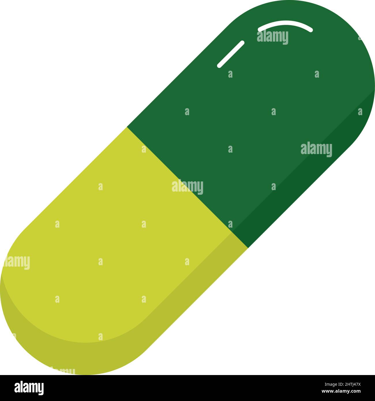 green pill icon Stock Vector Image & Art - Alamy