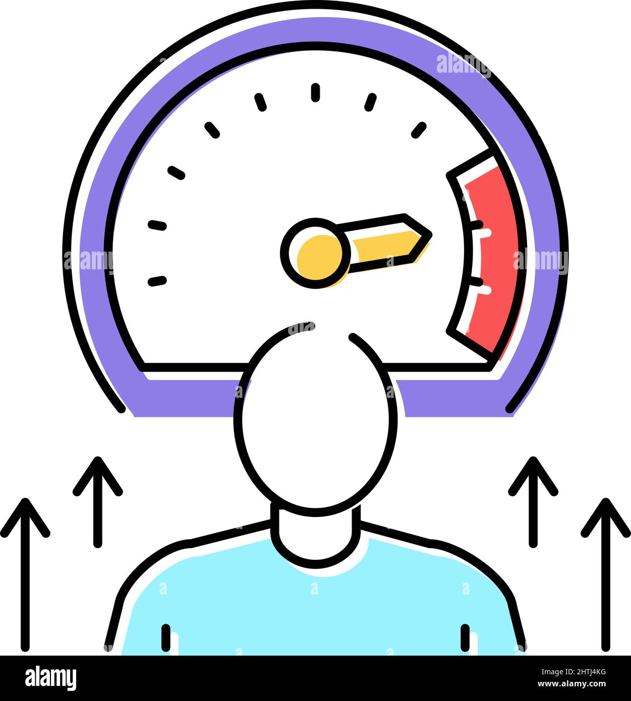 Growth Mindset Soft Skill Color Icon Vector Illustration Stock Vector Image And Art Alamy 