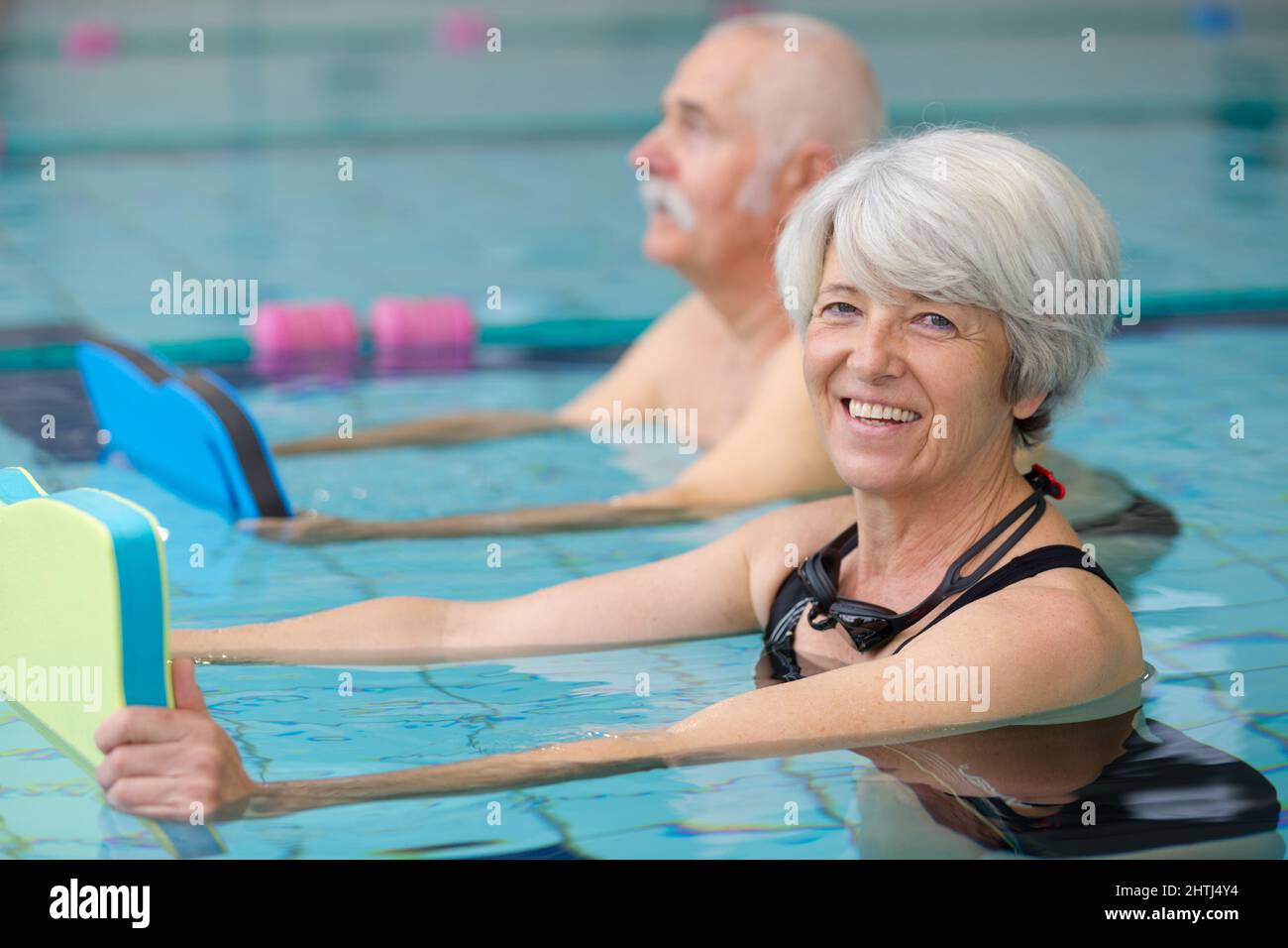 Swimming pool equipment lessons hi-res stock photography and images - Alamy